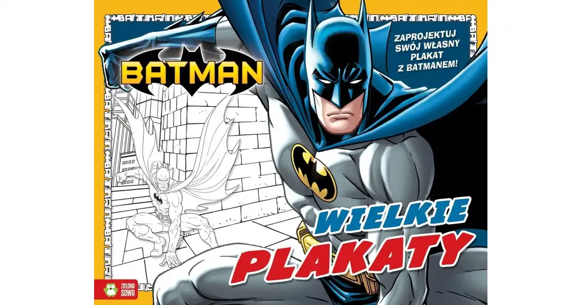 Batman Wielkie plakaty (żółte) - Księgarnia internetowa Dedalus.pl