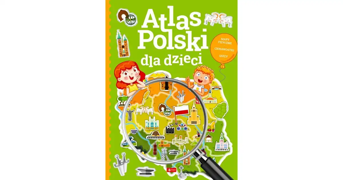 Atlas Polski dla dzieci - Księgarnia internetowa Dedalus.pl