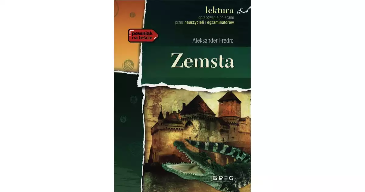 Zemsta z oprac. GREG - Aleksander Fredro Księgarnia internetowa Dedalus.pl