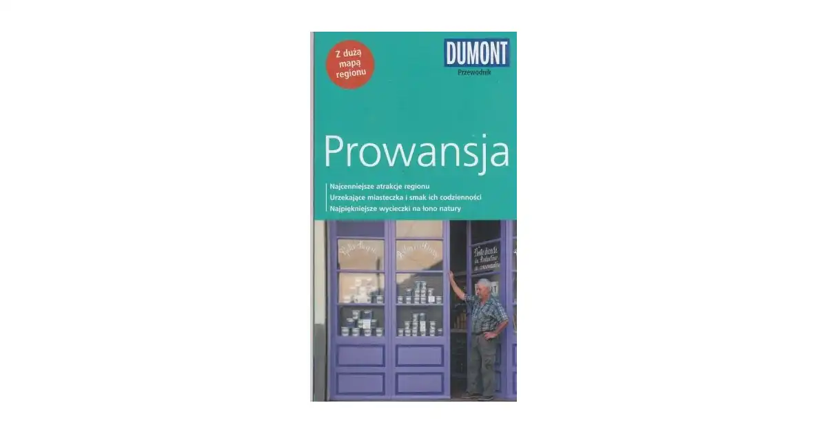 Prowansja przewodnik z dużą mapą regionu - Szybka wysyłka i atrakcyjna ...